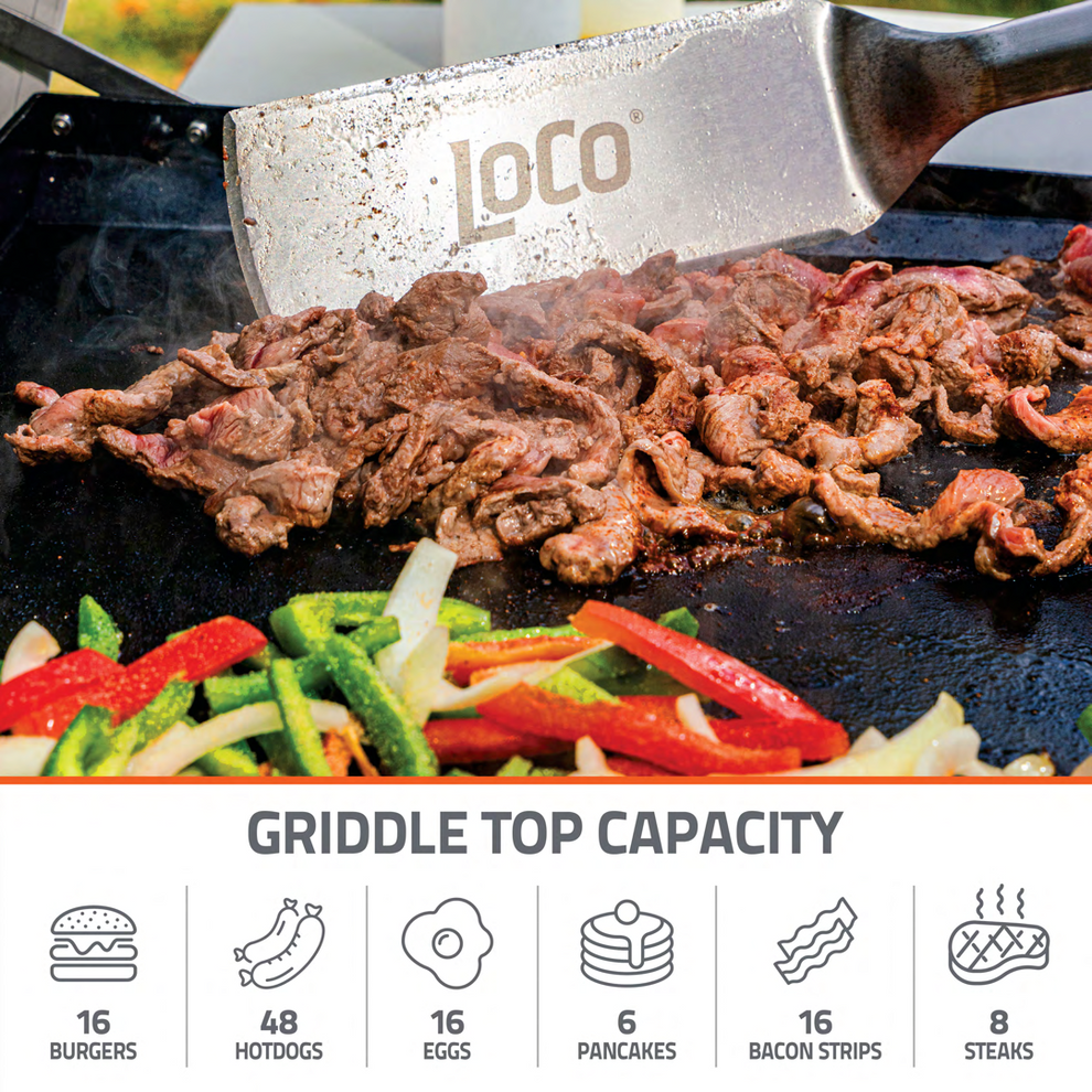 16" 1-Burner Classic Tabletop SmartTemp Griddle – LoCo Cookers