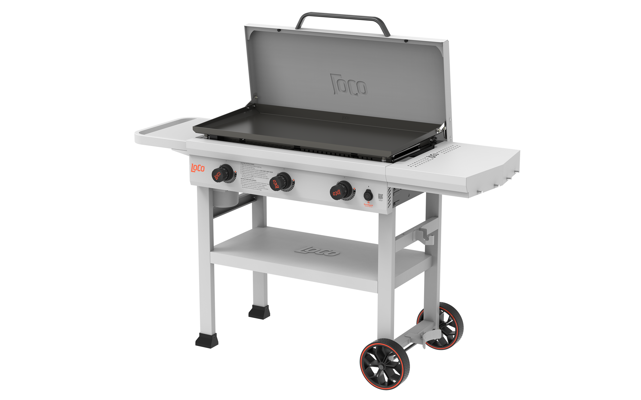 36” 3-Burner Classic SmartTemp Griddle – LoCo Cookers