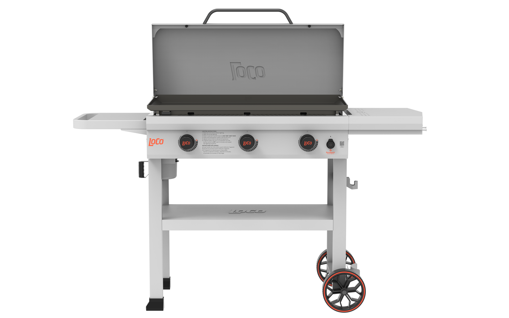 36” 3-Burner Classic SmartTemp Griddle – LoCo Cookers