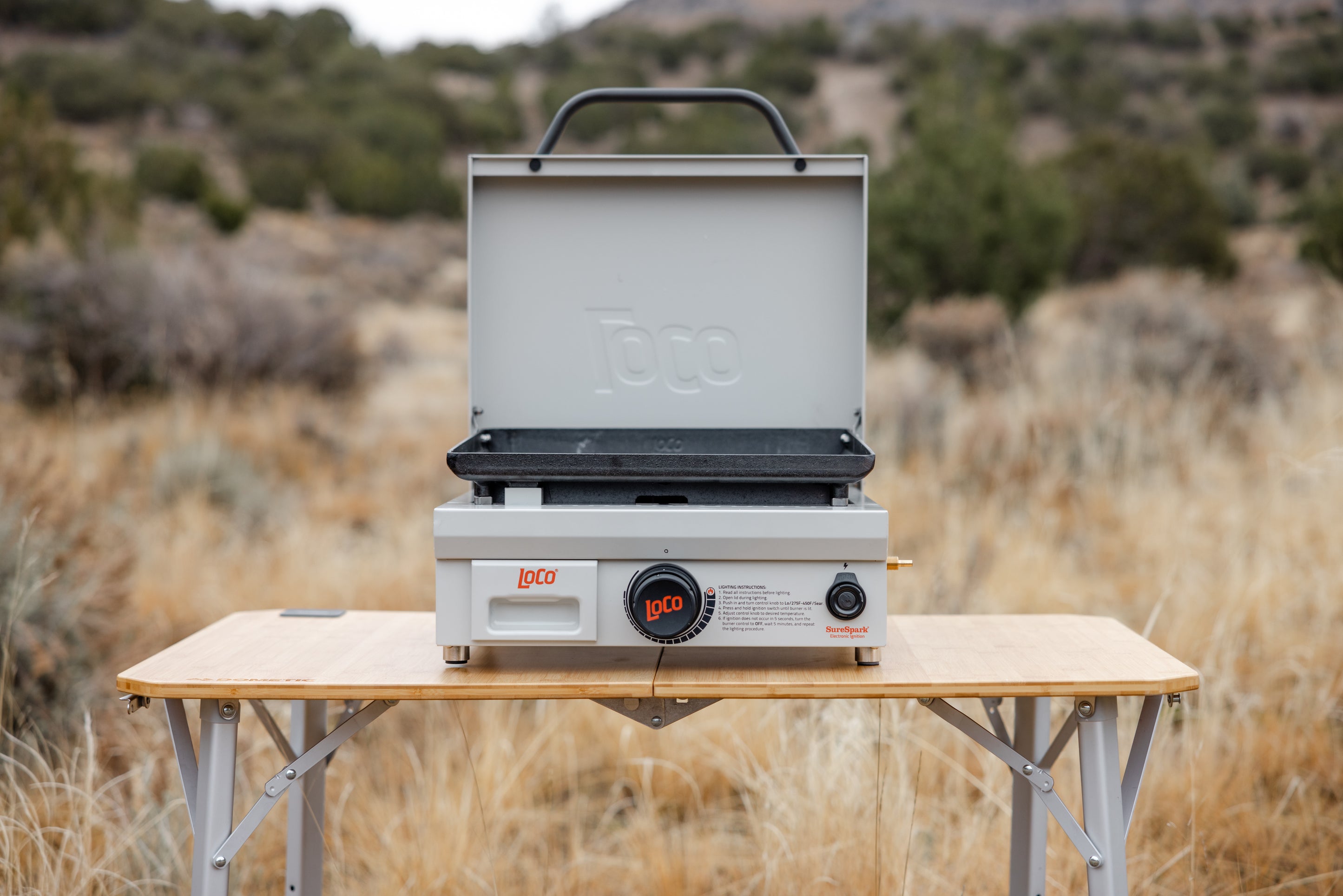 16" 1-Burner Classic Tabletop SmartTemp Griddle – LoCo Cookers