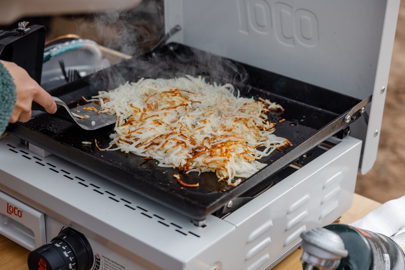 16" 1-Burner Classic Tabletop SmartTemp Griddle – LoCo Cookers