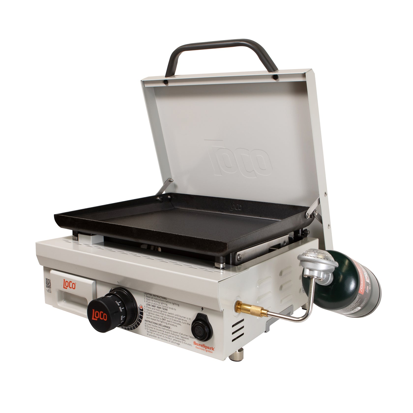 16" 1-Burner Classic Tabletop SmartTemp Griddle – LoCo Cookers