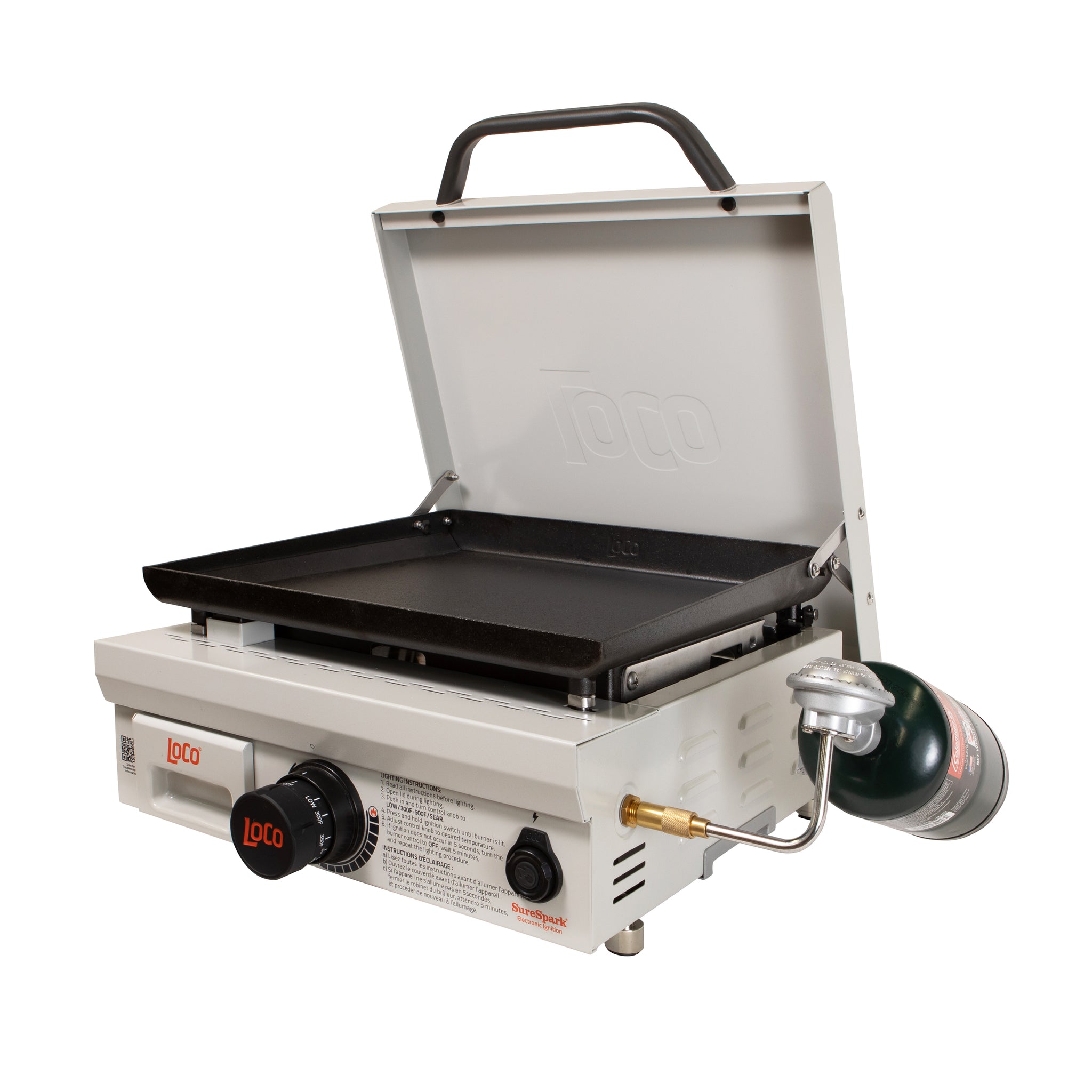 16" 1-Burner Classic Tabletop SmartTemp Griddle – LoCo Cookers