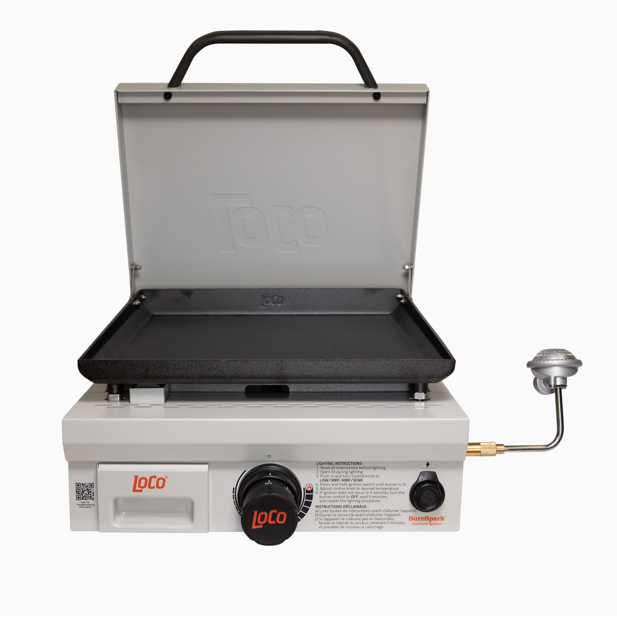 16" 1-Burner Classic Tabletop SmartTemp Griddle – LoCo Cookers