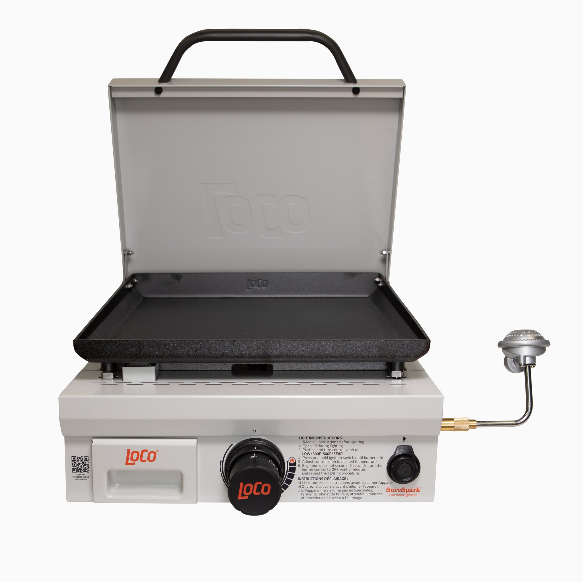 16" 1-Burner Classic Tabletop SmartTemp Griddle – LoCo Cookers