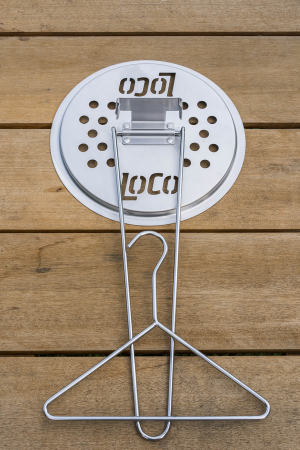 Folding Turkey Stand with Lifting Hook - LoCo Cookers